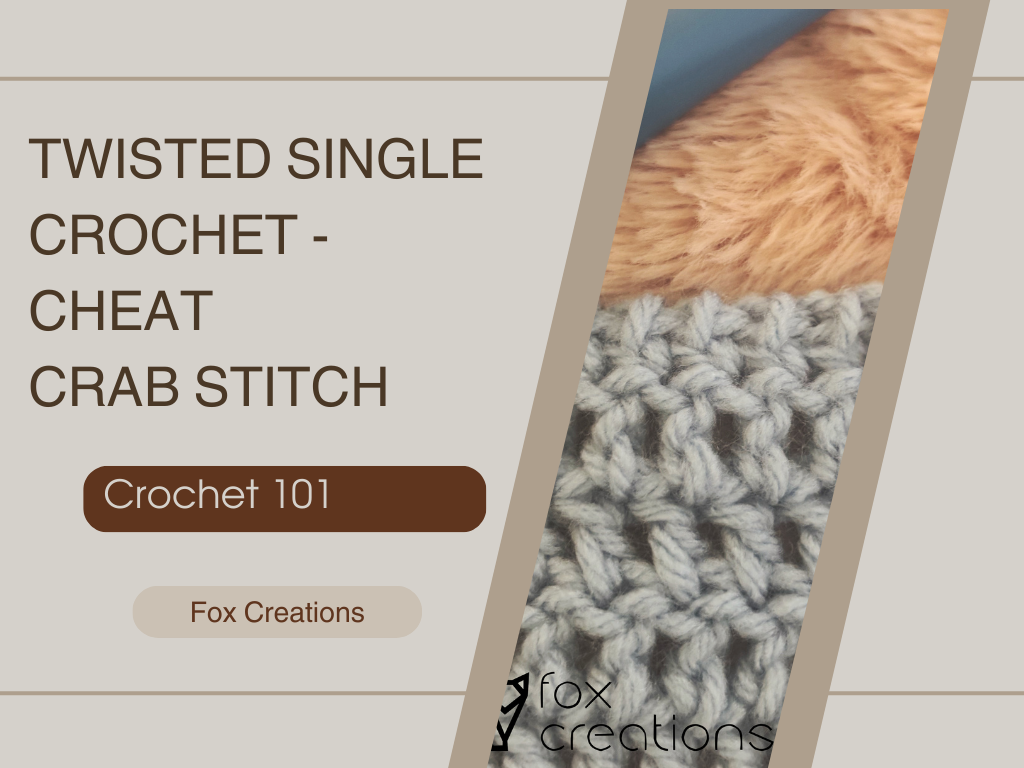 Stacked Single Crochet Quick Tutorial - Fox Creations